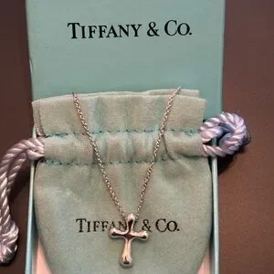Tiffany & Co. | Jewelry | Authentic Tiffany Co Elsa Peretti Cross ...